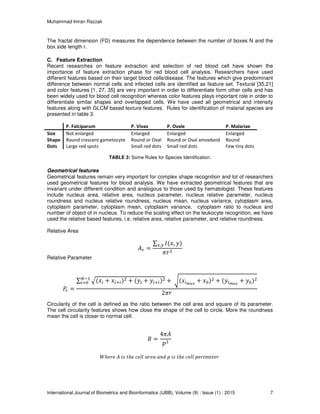Automatic Detection and Classification of Malarial Parasite | PDF
