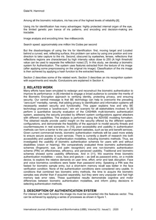 Biometric Authentication Based on Hash Iris Features | PDF | Internet | Computing