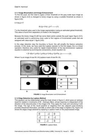 Biometric Authentication Based on Hash Iris Features | PDF