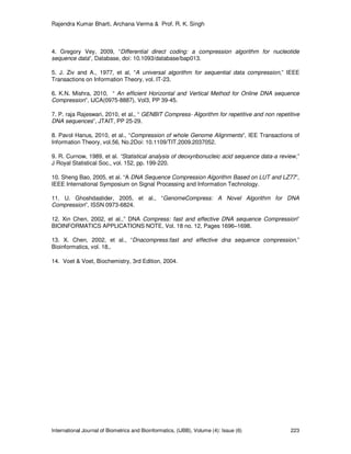 A Biological Sequence Compression Based on cross chromosomal similarities using Variable length ...