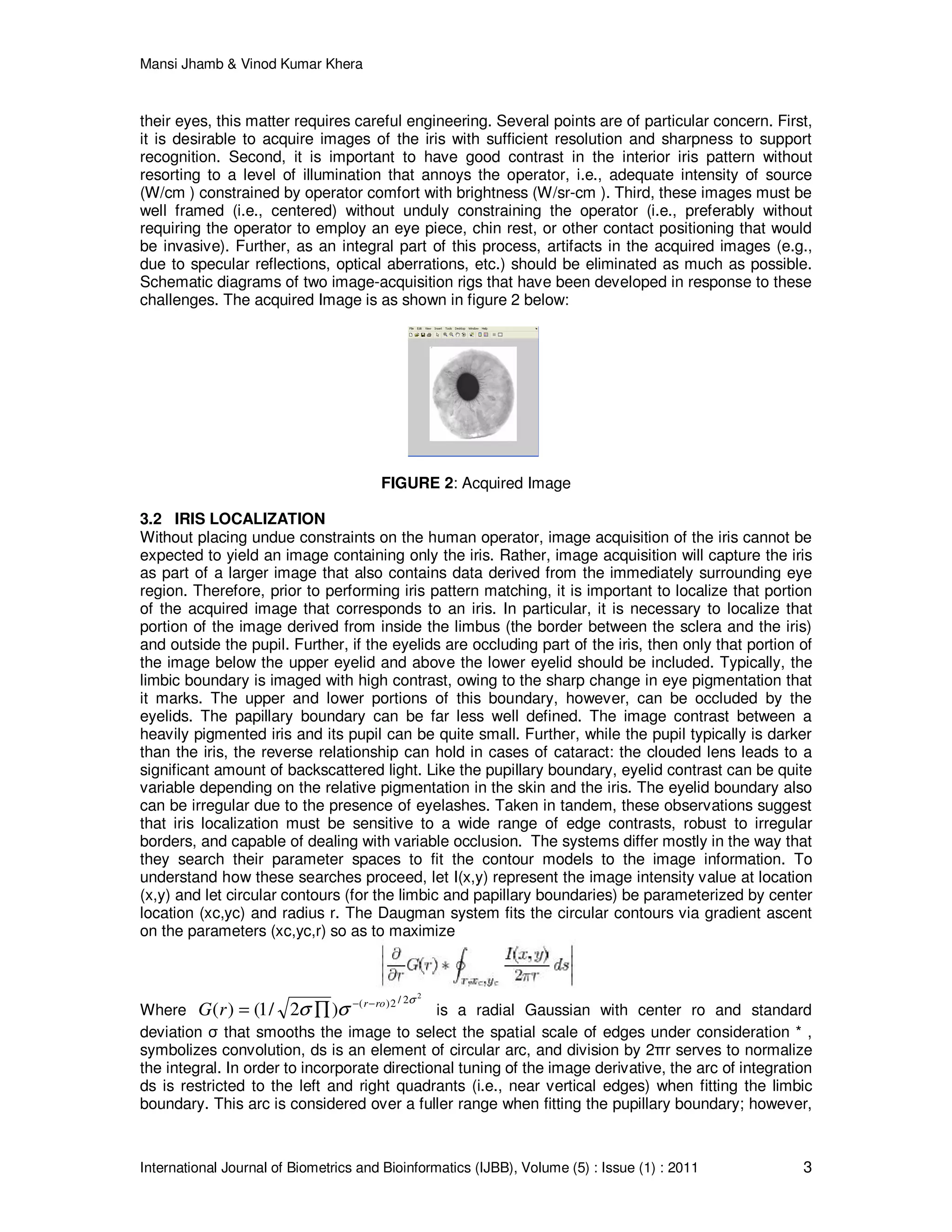 IRIS Based Human Recognition System | PDF