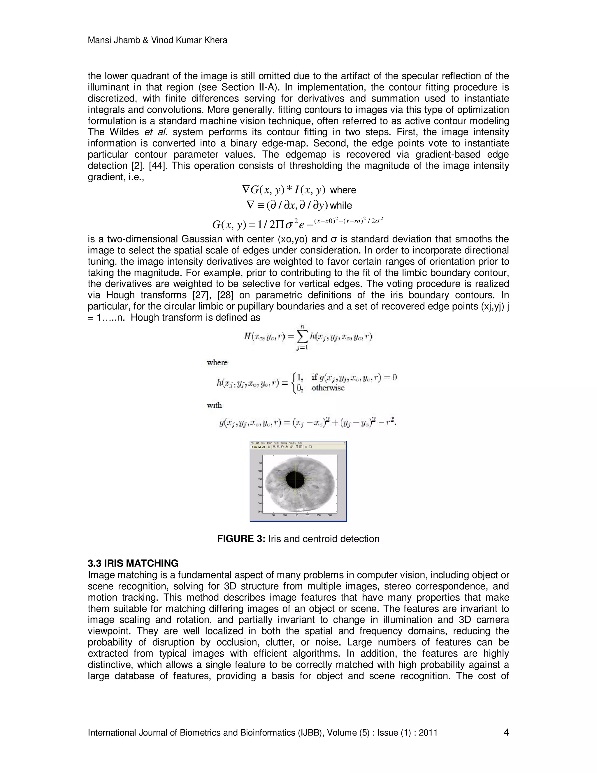 Iris Based Human Recognition System Pdf