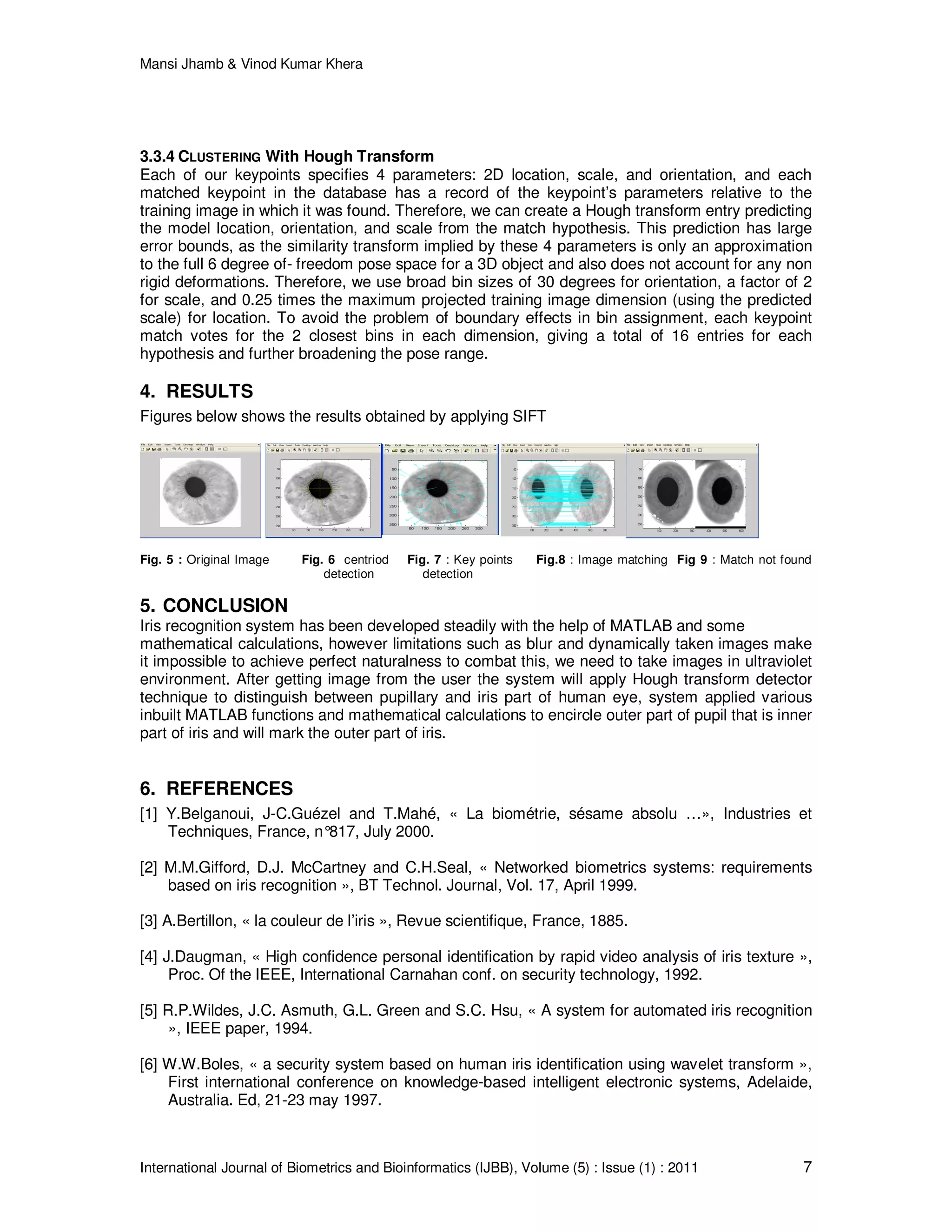 Iris Based Human Recognition System Pdf