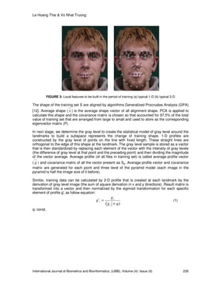 Face Alignment Using Active Shape Model And Support Vector Machine | PDF