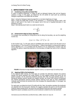 Face Alignment Using Active Shape Model And Support Vector Machine | PDF