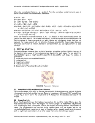 Content Based Image Retrieval Approaches for Detection of Malarial in Blood Images | PDF