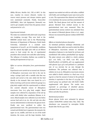 Study the efficacy of Rhizophora mucornata Poir. leaves for diabetes ...