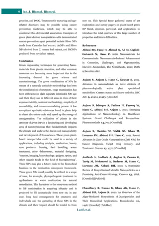 Plant-based green synthesis of nano particles using environment ...