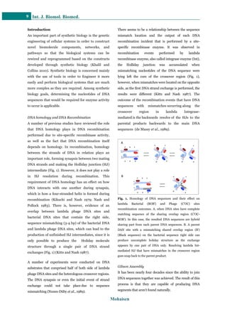 A review of the benefits of using synthetic biology in molecular biology | PDF