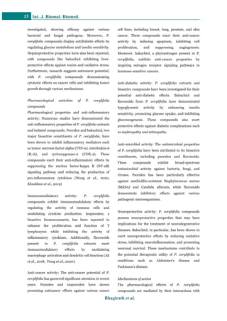 Exploring pharmacologically significant bioactive compounds of Psoralea ...