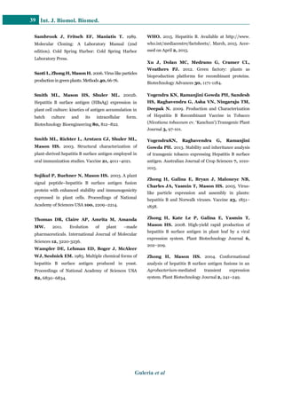 Expression of Hepatitis B Surface Antigen in Coleus forskohlii | PDF