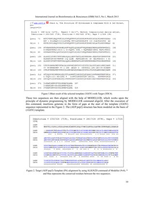 Structural Studies of Aspartic Endopeptidase pep2 from Neosartorya Fisherica Using Homolgy ...