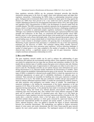 Reconstruction and analysis of cancerspecific Gene regulatory networks from Gene expression ...