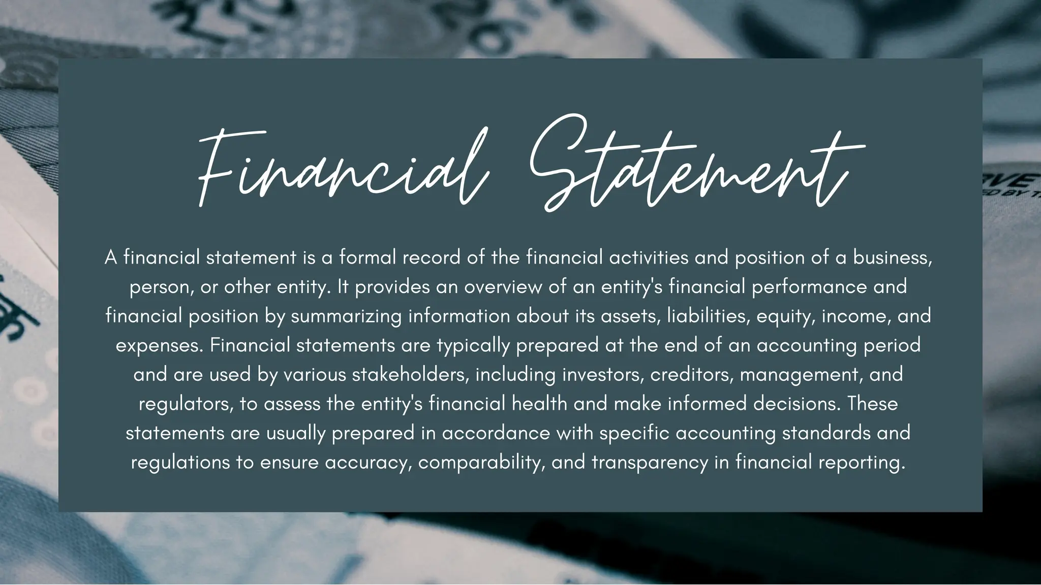 Financial Statement Class 12th Accountancy topic explained in detail | PDF