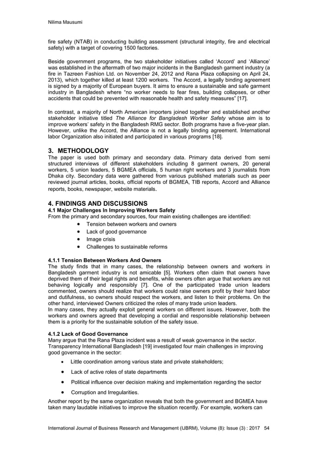 Stakeholder Roles In Improving Occupational Health and Safety (OHS): A ...