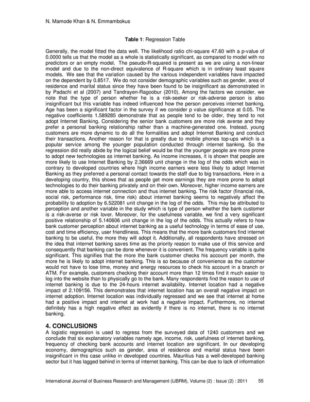 Customer Adoption of Internet Banking in Mauritius | PDF | Internet Service Providers | Home ...