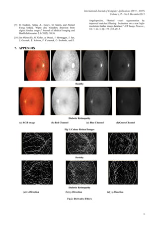 IMPLEMENTATION OF IMPROVED GAUSSIAN FILTER ALGORITHM FOR RETINAL FUNDUS IMAGES | PDF