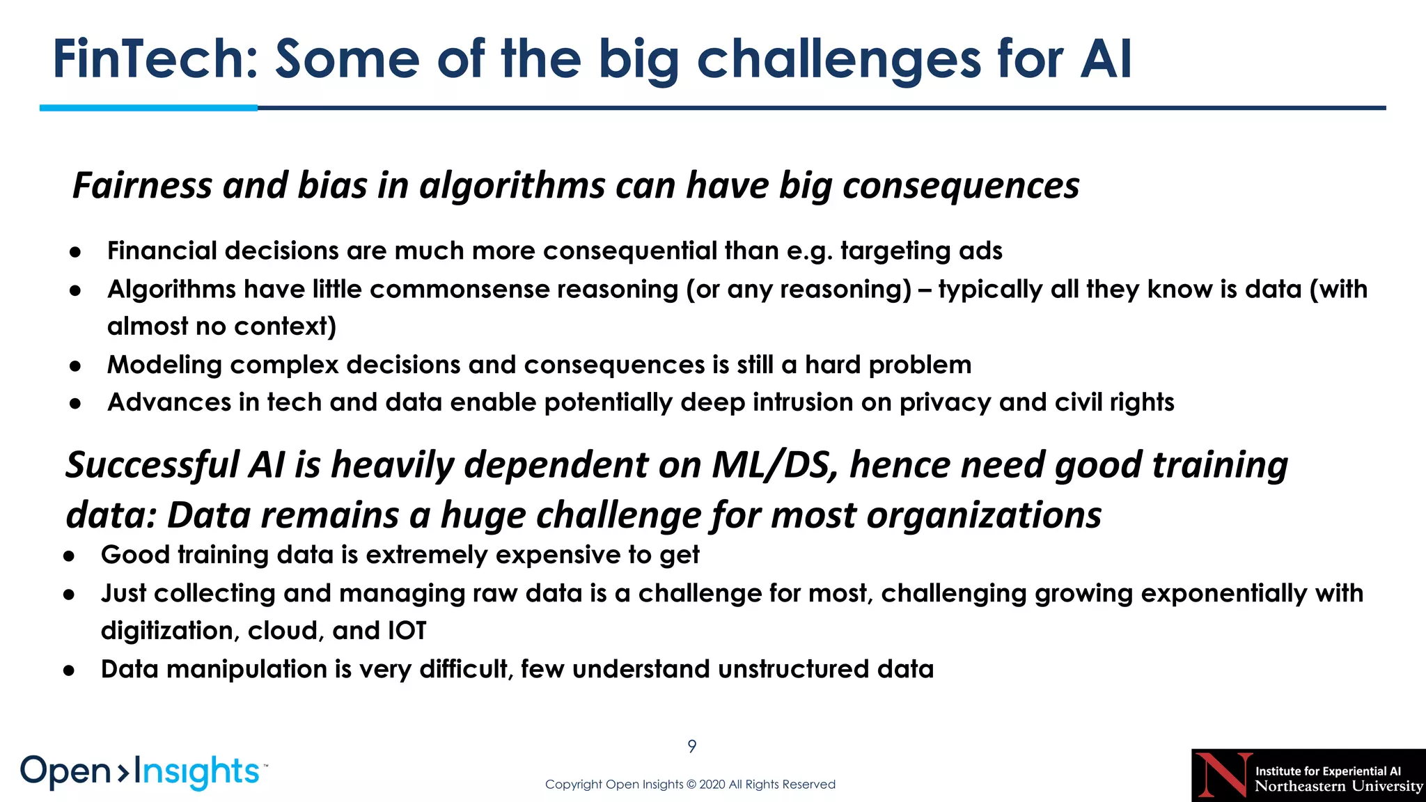 AI in Fintech - slides for plenary panel @ IJCAI-20 | PDF