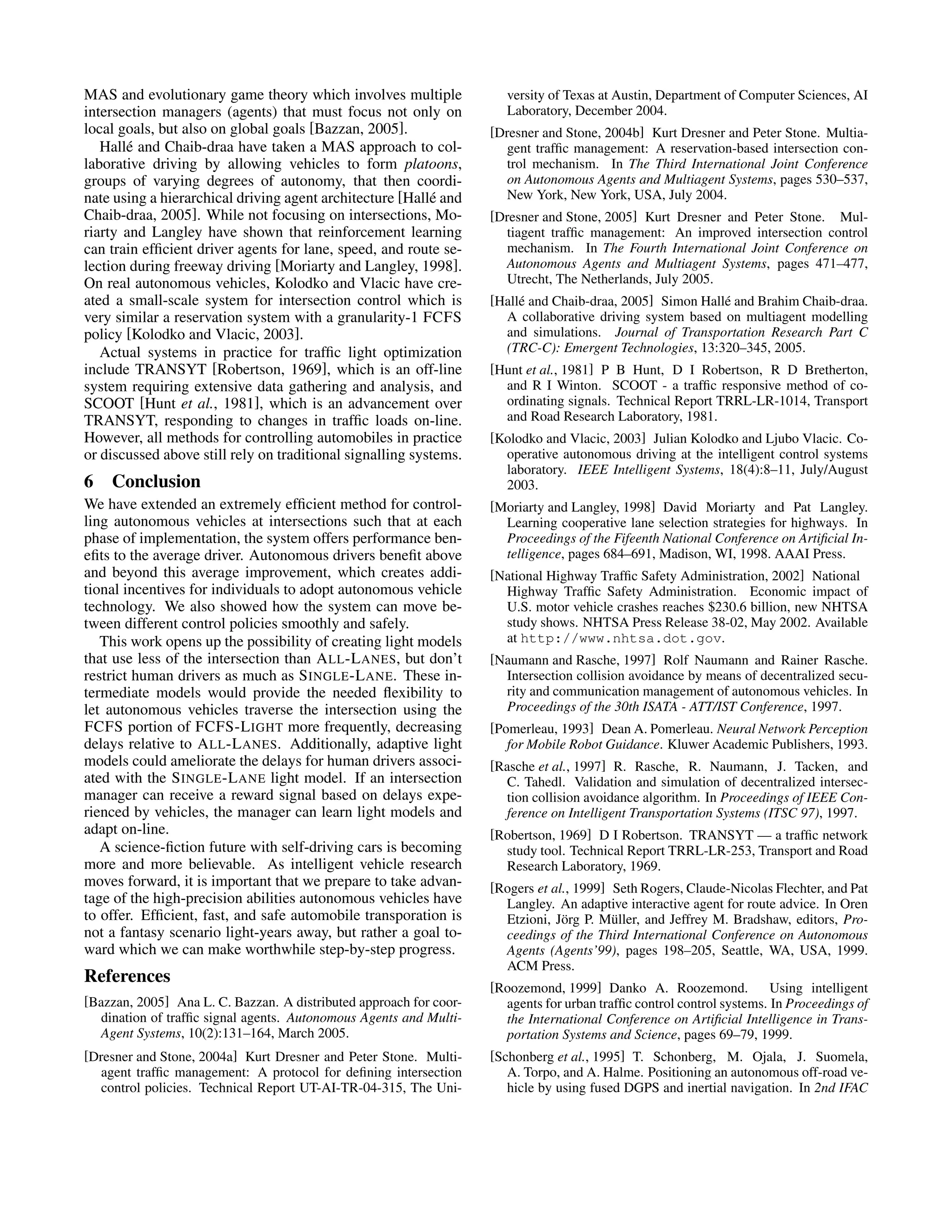 Sharing the Road: Autonomous Vehicles Meet Human Drivers | PDF