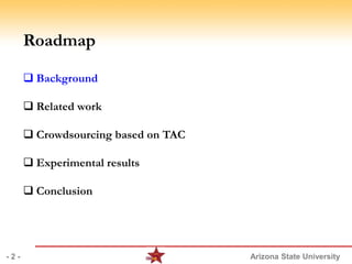 Crowdsourcing via Tensor Augmentation and Completion | PPT