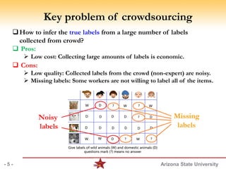 Crowdsourcing via Tensor Augmentation and Completion | PPT