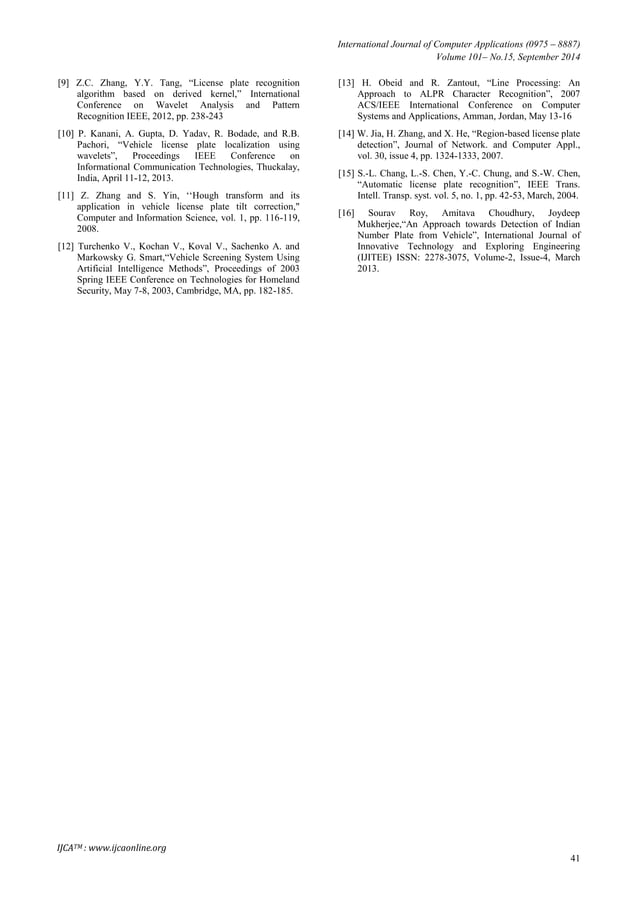 License Plate Recognition using Morphological Operation. | PDF