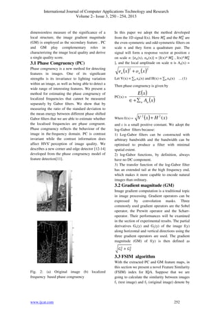 Visual Image Quality Assessment Technique using FSIM | PDF