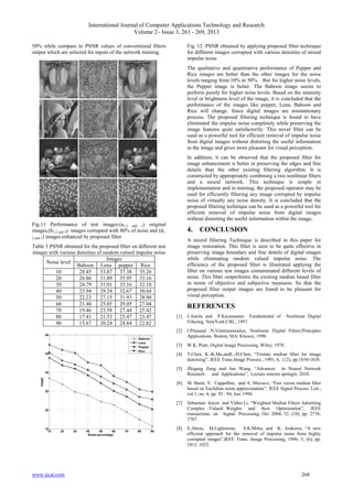Random Valued Impulse Noise Elimination using Neural Filter | PDF