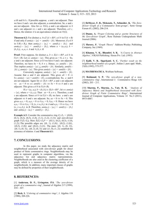 On the Adjacency Matrix and Neighborhood Associated with Zero-divisor Graph for Direct Product ...