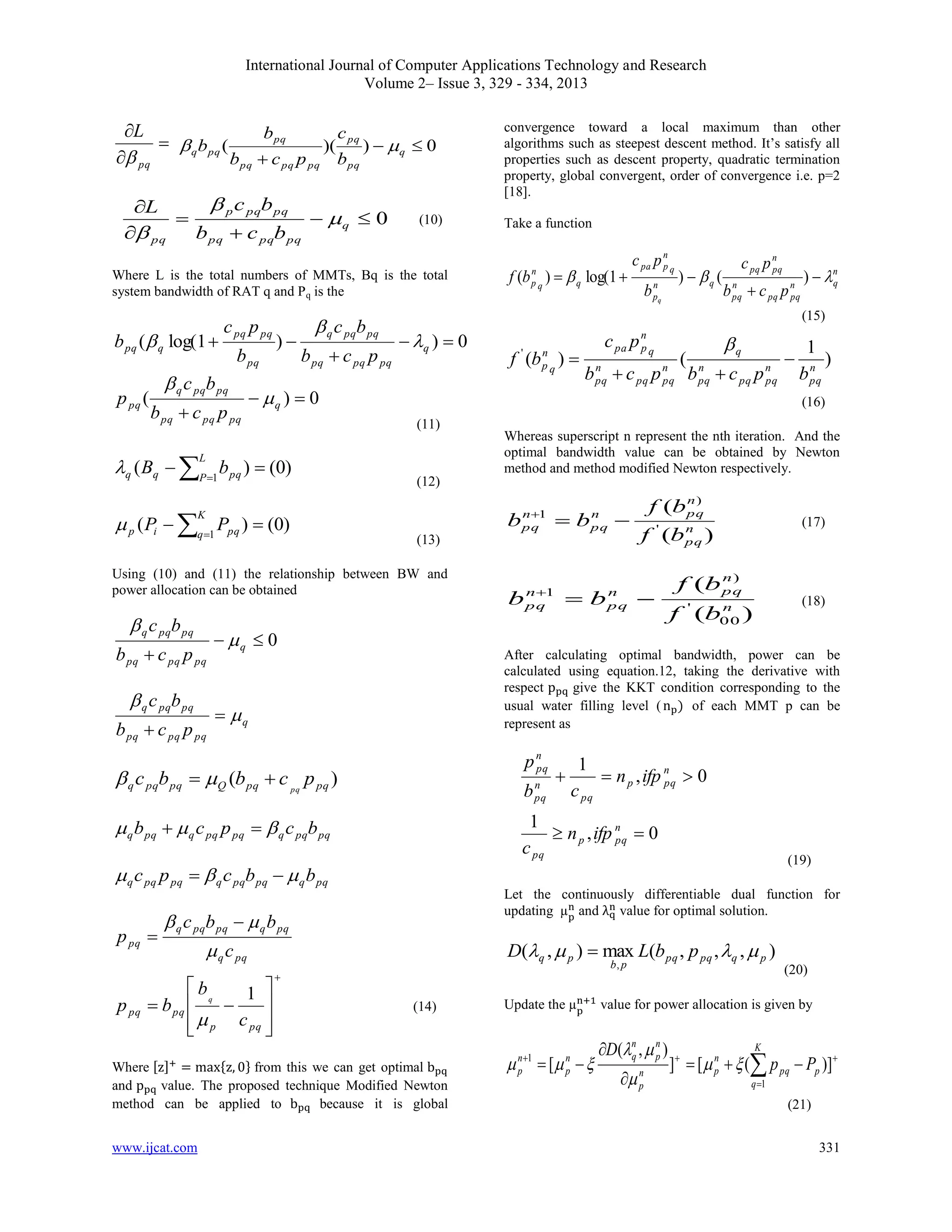 Performance Analysis for Parallel MRA in Heterogeneous Wireless Networks | PDF