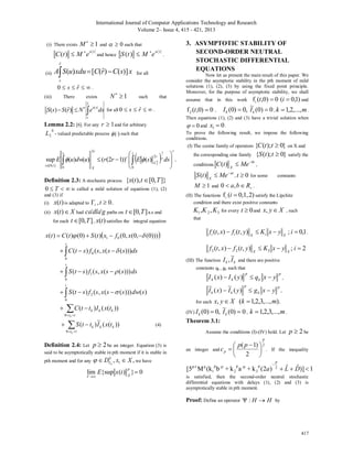 Stability behavior of second order neutral impulsive stochastic differential equations with ...