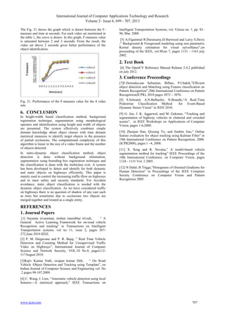 Real Time Object Identification for Intelligent Video Surveillance Applications | PDF