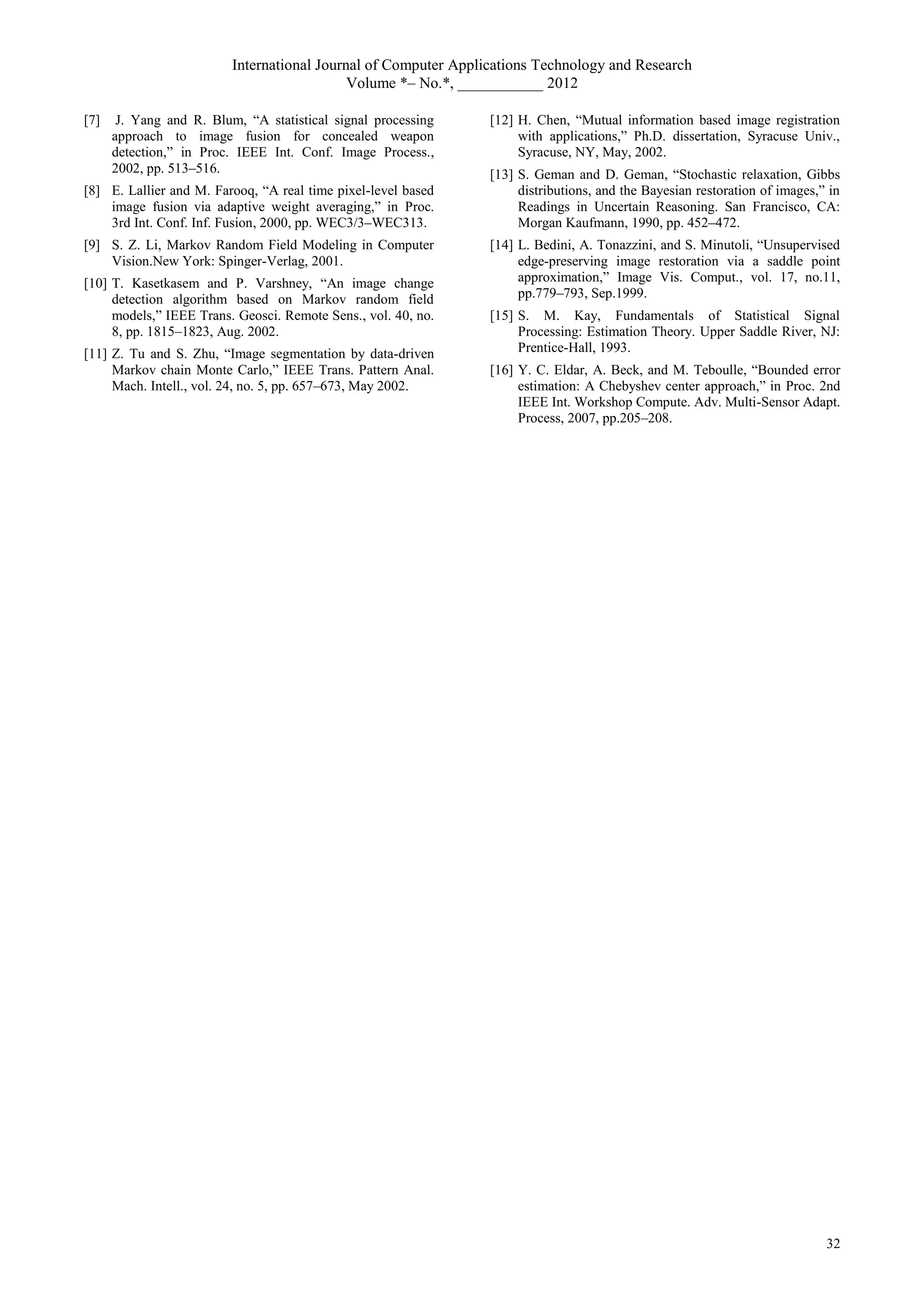 An Improved Image Fusion Scheme Based on Markov Random Fields with Image Enhancement Scheme | PDF