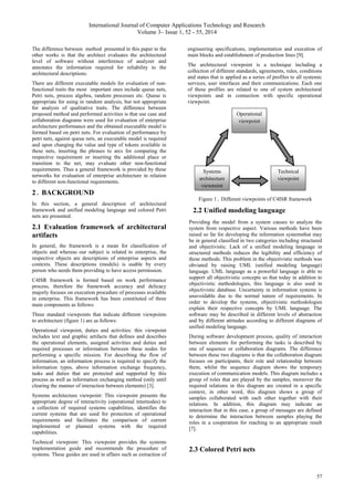 Presenting an Excusable Model of Enterprise Architecture for Evaluation of Reliability using ...