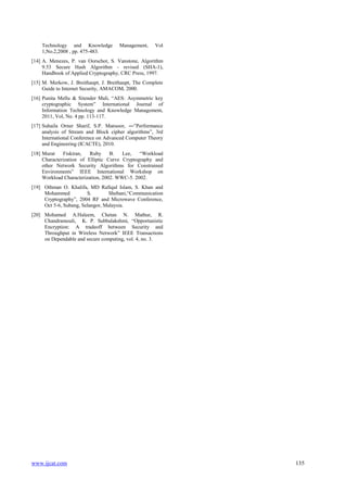 Analysis of Cryptographic Algorithms for Network Security | PDF