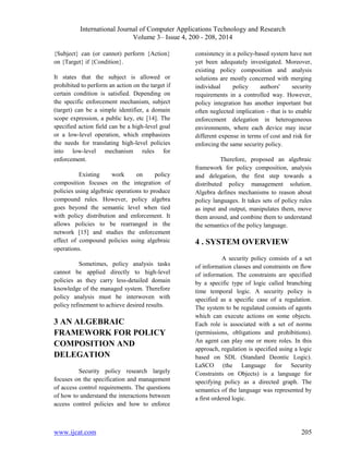 AUTHENTICATE SYSTEM OBJECTS USING ACCESS CONTROL POLICY BASED MANAGEMENT | PDF