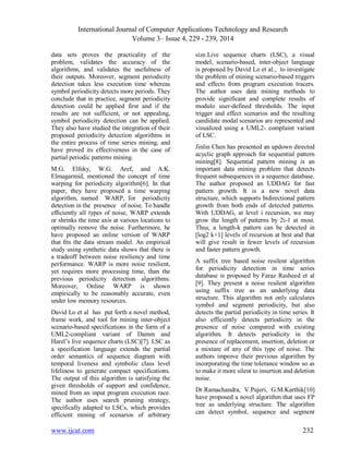 Analysis of Various Periodicity Detection Algorithms in Time Series Data with Design of New ...