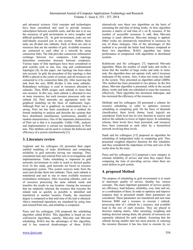 Propose a Method to Improve Performance in Grid Environment, Using Multi-Criteria Decision ...