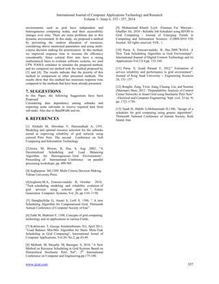 Propose a Method to Improve Performance in Grid Environment, Using Multi-Criteria Decision ...