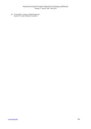 Design and Implementation of Refresh and Timing Controller Unit for LPDDR2 Memory Controller | PDF