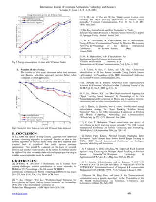 A Fault tolerant system based on Genetic Algorithm for Target Tracking in Wireless Sensor ...