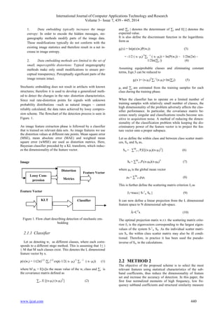 A Review on Classification Based Approaches for STEGanalysis Detection | PDF