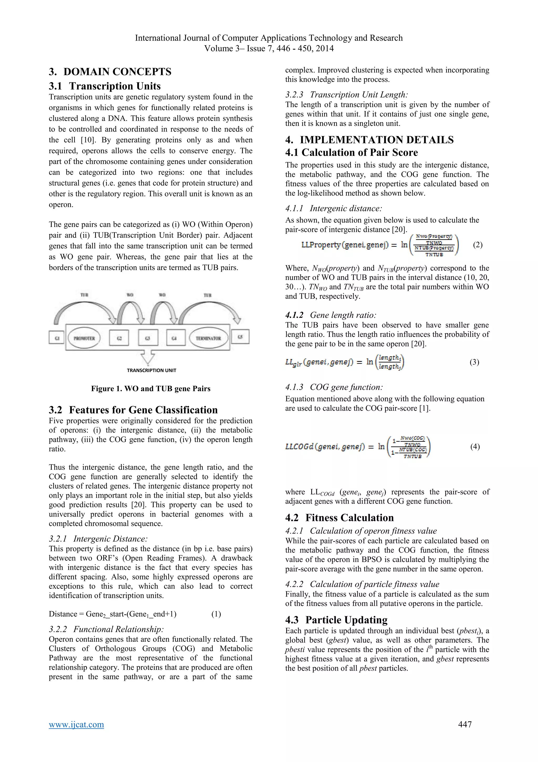 Particle Swarm Optimization For Gene Cluster Identification Pdf