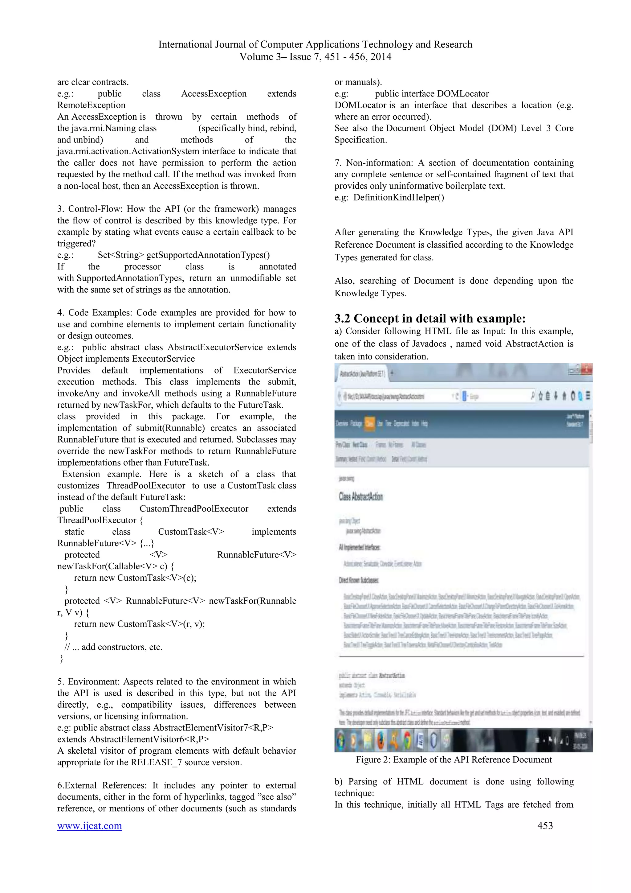 Classification and Searching in Java API Reference Documentation | PDF