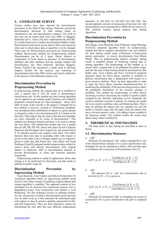 Classification with No Direct Discrimination | PDF