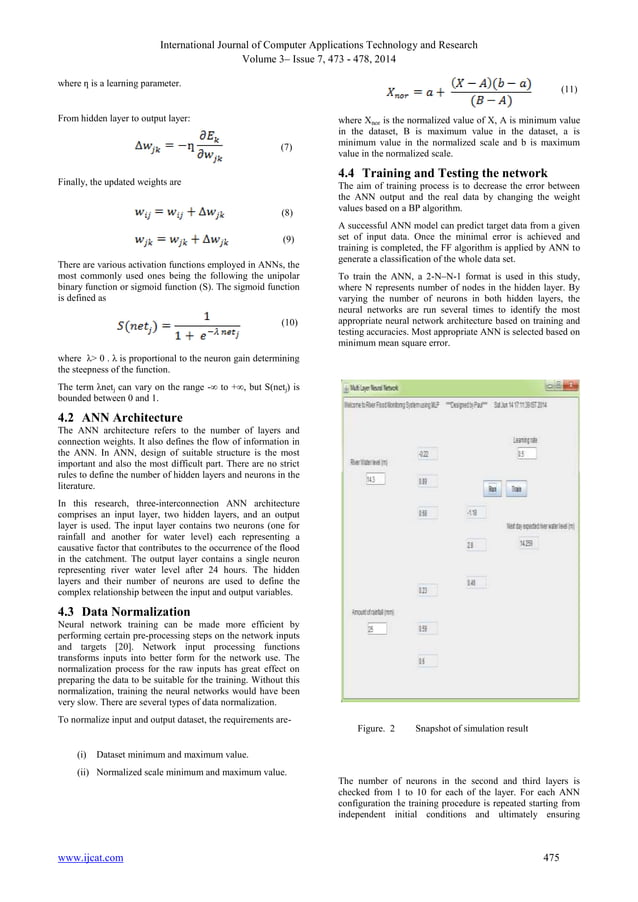 Flood Prediction Model using Artificial Neural Network | PDF