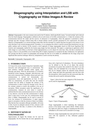 Steganography using Interpolation and LSB with Cryptography on Video ...