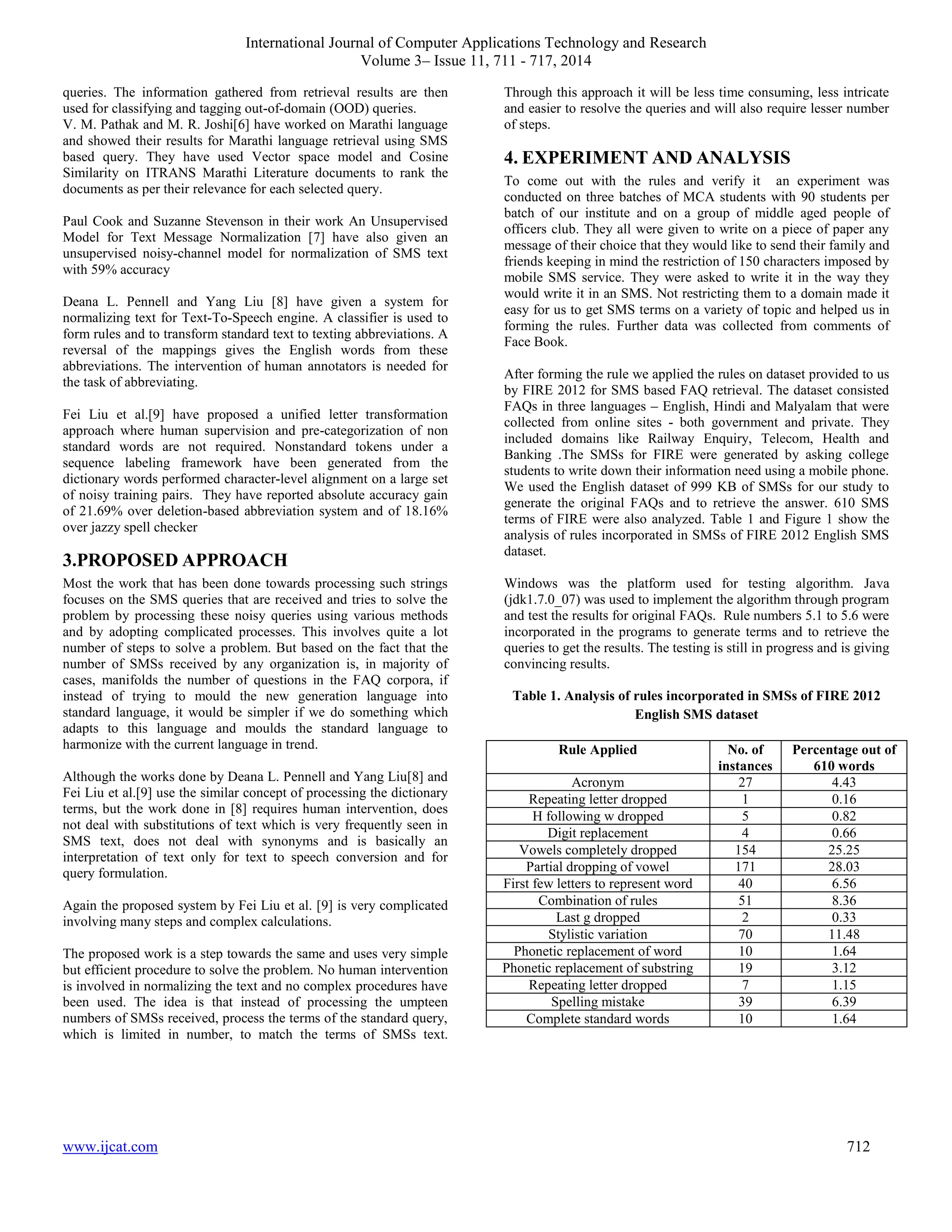 Rule Based Automatic Generation of Query Terms for SMS Based Retrieval Systems | PDF