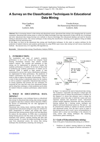 A Survey on the Classification Techniques In Educational Data Mining | PDF