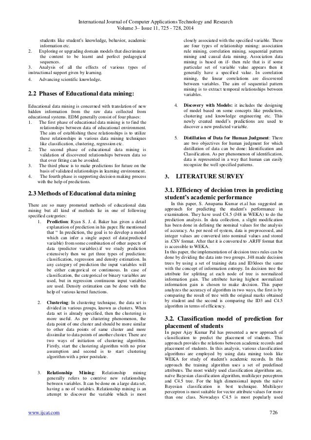 A Survey on the Classification Techniques In Educational Data Mining